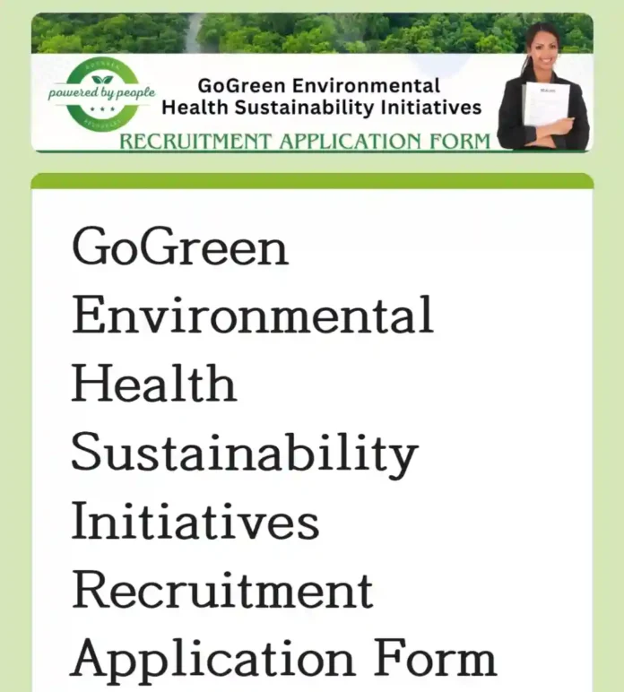 GoGreen Environmental Health Sustainability Initiatives opens 2026 ...
