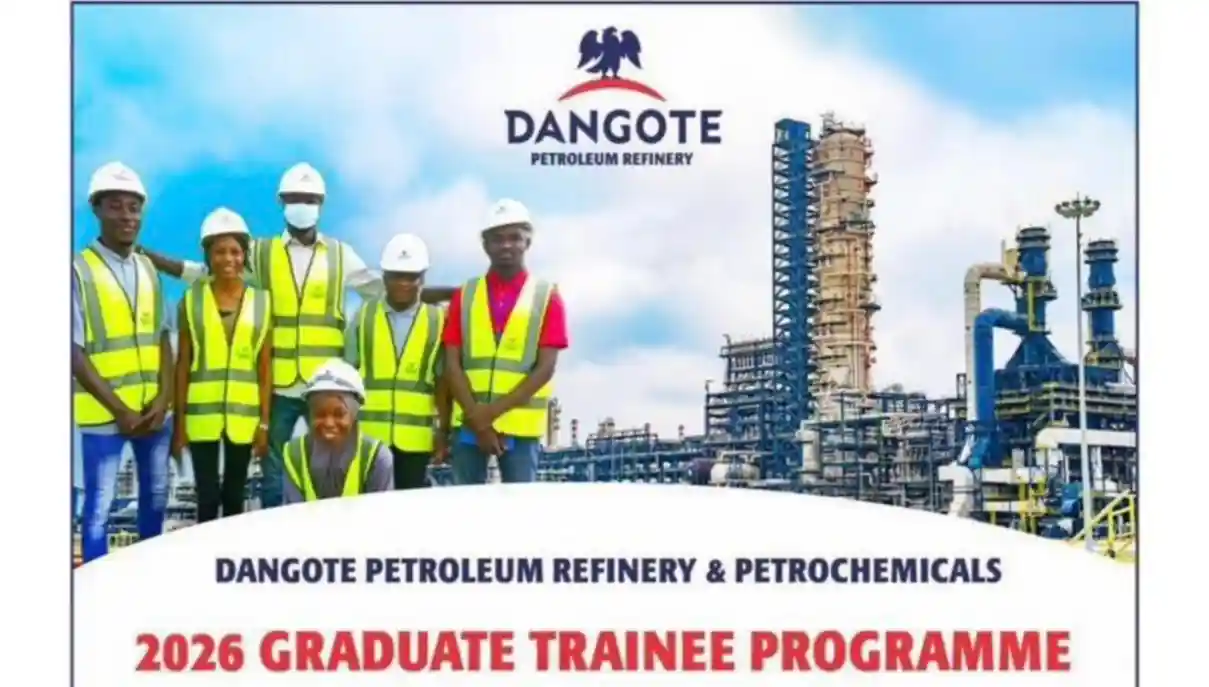 Apply Now: Dangote Refinery Opens 2026 Graduate Trainee Programme